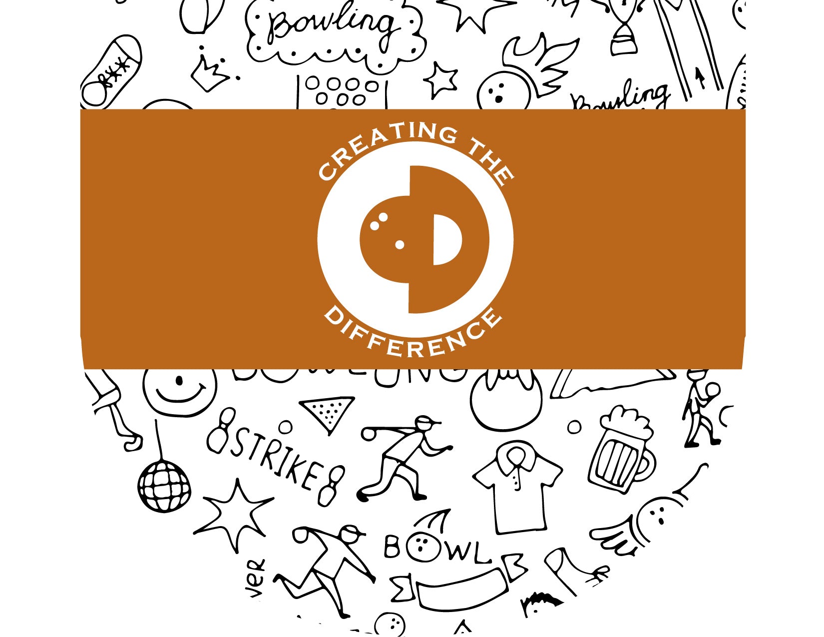 Bowling Accessories | Scribbles 3 Ball Bag | Creating the Difference