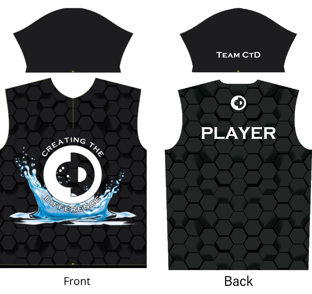 Bowling Shirts - Blue Splash Jersey - Creating the Difference